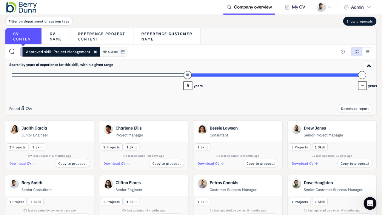 Boka en demo med Flowcase